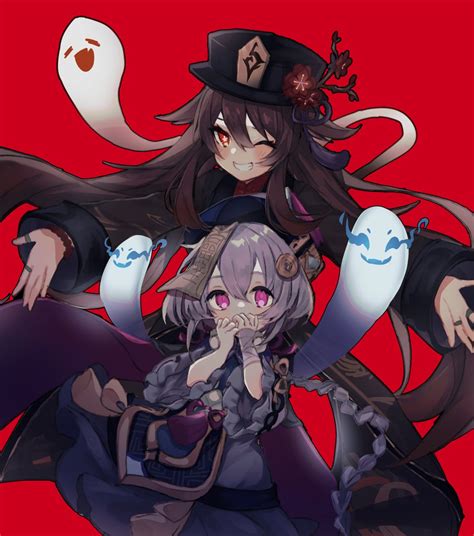 胡桃七七胡桃 原神 GenshinImpact メリーさんのイラスト