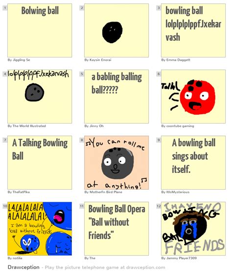 Bolwing Ball Drawception