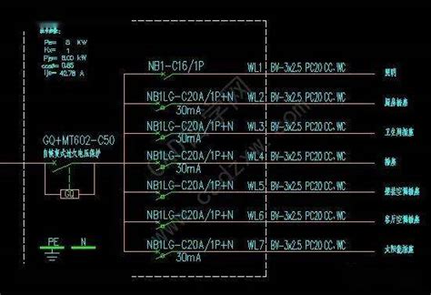 电表箱cad示意图 配电箱cad图纸 伤感说说吧