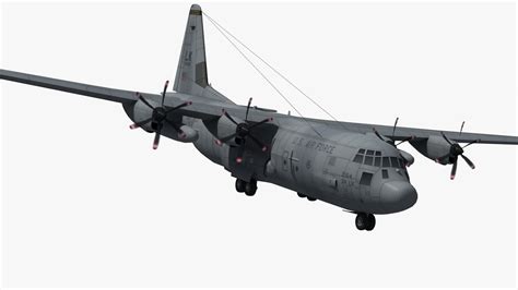 Artstation C130j Transport Aircraft Game Assets