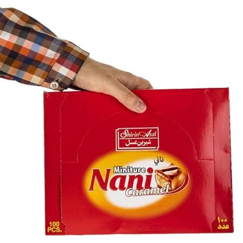 خرید و قیمت شکلات نانی شیرین عسل مینی قرمز نوقا و کارامل با روکش شکلاتی از غرفه فروشگاه