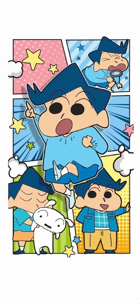 ปักพินโดย Yeonjin ใน 짱구 วอลเปเปอร์การ์ตูนน่ารัก วอลเปเปอร์น่ารัก ภาพประกอบ