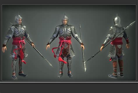 古代将军角色设计小宋脑师 站酷zcool