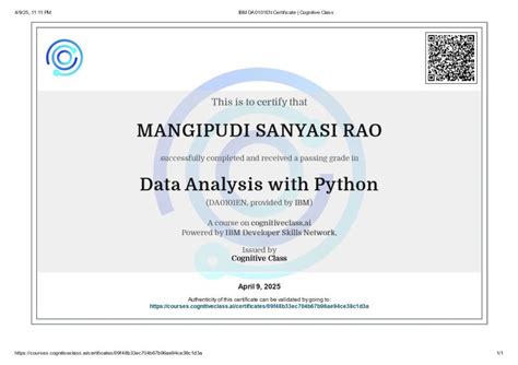 Datascience Python Ibm Cognitiveclass Lifelonglearning