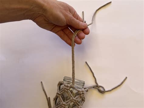 How To Make A Simple Macrame Jar Lantern Free Pattern My Mum The Dreamer