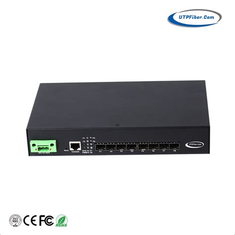 L2 8 Port 10gbps Sfp Managed Switch Support 1g Sfp And 10g Sfp 160gbps Bandwidth Network