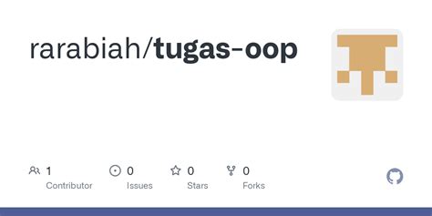 GitHub Rarabiah Tugas Oop