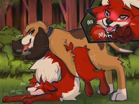 Rule 34 Ass Up Bloodhound Brown Body Brown Fur Canid Canine Canis