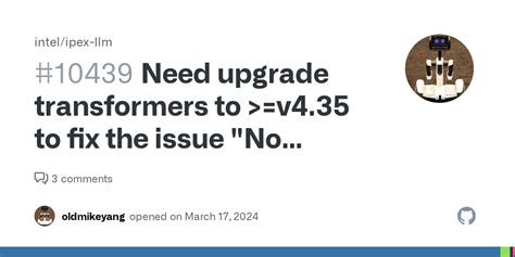 Need Upgrade Transformers To V435 To Fix The Issue No Module Named Transformersmodeling