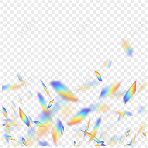 Creative Hand Painted Rainbow Light Effect Borderlayereffects Free