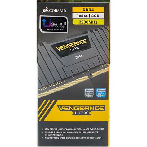 RAM CORSAIR VENGEANCE LPX (BLACK) 8GB (8GBx1) DDR4 3200MHz มือสอง ...