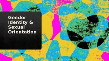 Gender Identity Sex Sexual Orientation PPT TPT