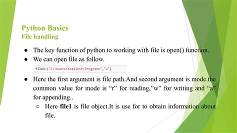 Introduction To Python Programming Language Pptx