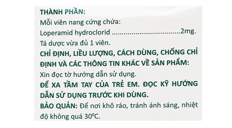 Idium 2mg Trị Tiêu Chảy 10 Vỉ X 10 Viên 122025