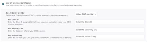 Identify Visitors And Metadata Through An Idp Pendo Help Center