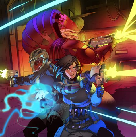 Mass Effect Brawl Commission — Weasyl