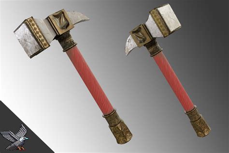 War Hammer 3d Weapons Unity Asset Store
