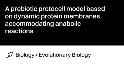 A Prebiotic Protocell Model Based On Dynamic Protein Membranes Accommodating Anabolic Reactions