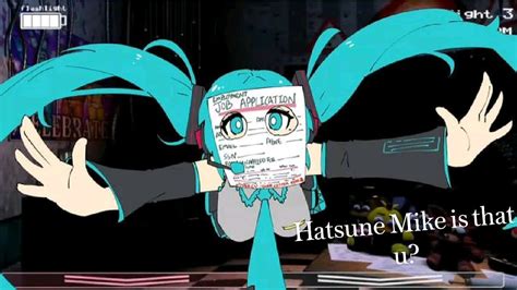 Aah It S A Hatsune Mike Job Application I M So Scared In Miku Hatsune Chibi Hatsune