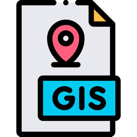 Gis Detailed Rounded Lineal Color Icon