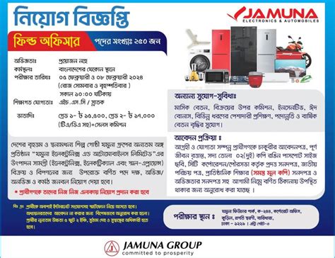 Vacancyannouncement Jamuna Group Hr