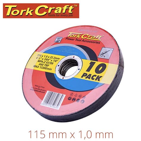 Tork Craft Steel Cutting Disc 10 Pack Diy Superstore