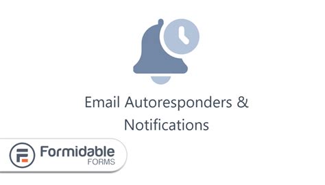 Formidable Email Autoresponders And Notifications Addon Gplplace