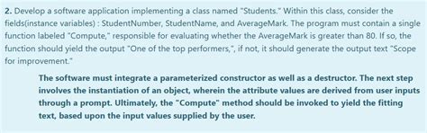 Solved 2 Develop A Software Application Implementing A