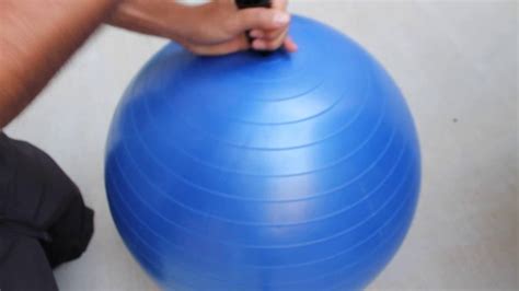 How To Inflate An Exercise Ball Urbnfit Youtube