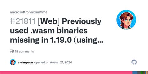Web Previously Used Wasm Binaries Missing In 1190 Using Web Bundler With Copyplugin