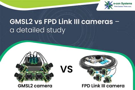 Gmsl2 Cameras Vs Fpd Link Iii Cameras Archives E Con Systems
