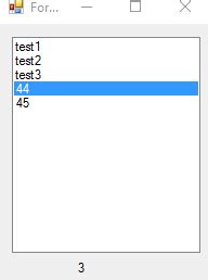 Winforms Tutorial Listbox