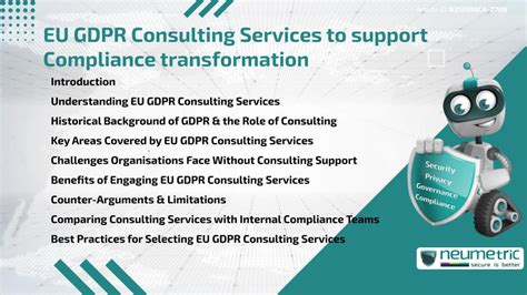 Eu Gdpr Consulting Services To Support Compliance Transformation