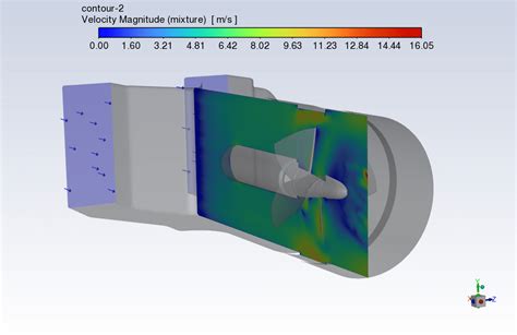 Hydro Kinetic Turbine Cavitation Study CFD Simulation