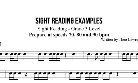 Sight Reading Learn Drums For Free