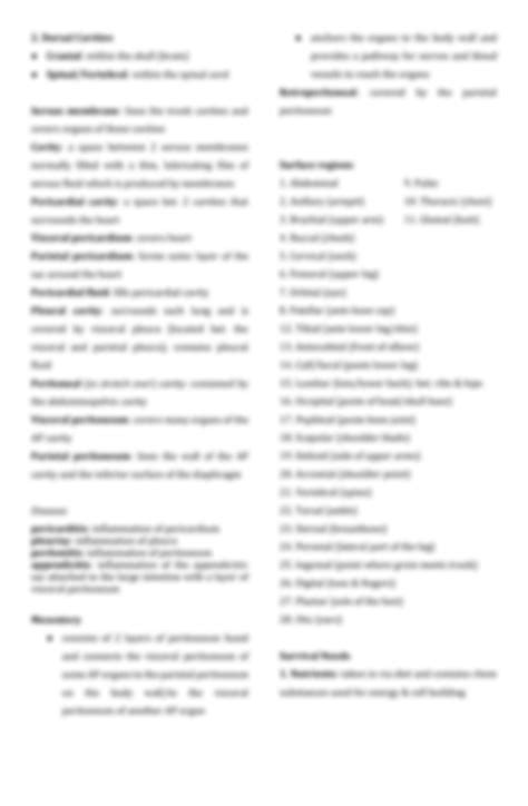 Solution Human Anatomy Reviewer Studypool