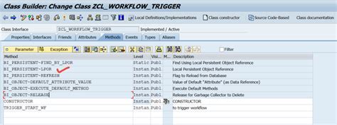 Triggering Work Flow With Class Event Sapcodes