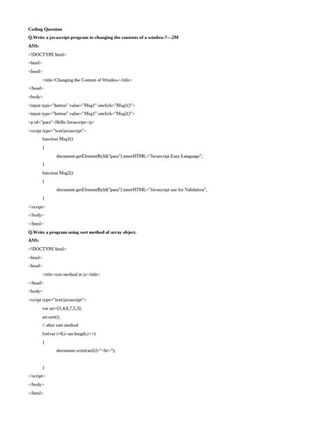 Coding Question Ut2 Css Pdf Java Script Cookie