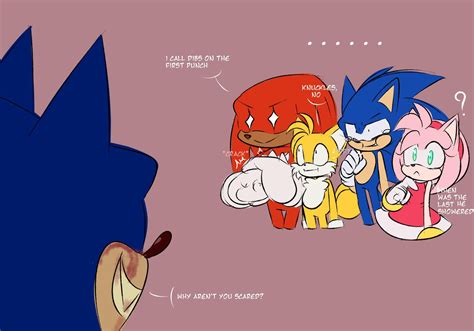 Game Sonic Meets Him” Art By Storminghearts On Twitter Rsonicthehedgehog
