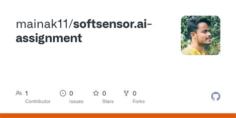 Github Mainak11 Softsensor Ai Assignment