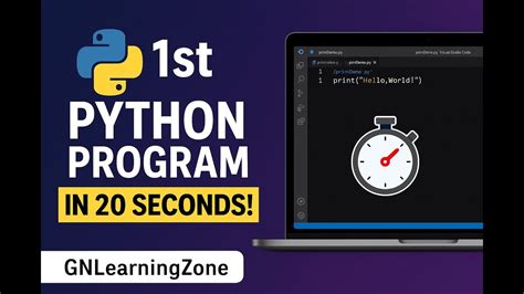 1st Python Program In 20 Seconds Beginner Must Watch 🔥 Shorts Youtube