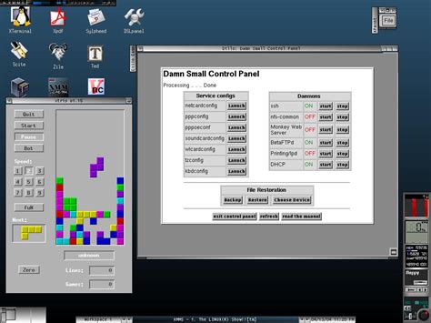 Damn Small Linux DSL Screenshots