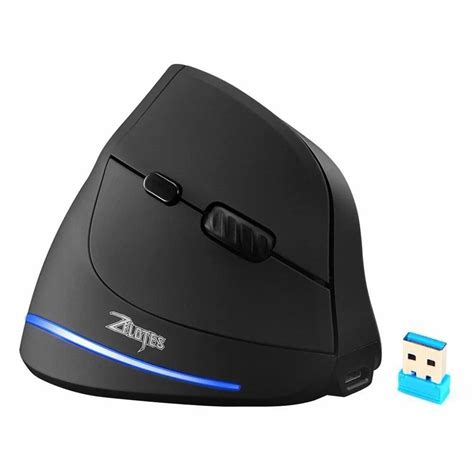 Zelotes F35 Wireless Gaming Mouse Rechargeable 2400 Dpi Vertical
