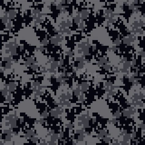 Black Digital Camo Wallpaper