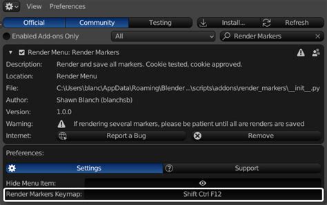 render markers
