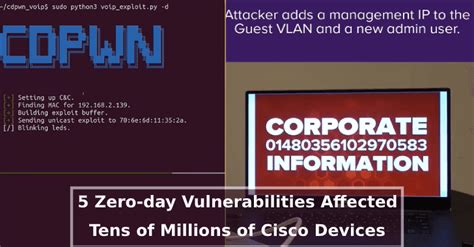 5 Zero Day Vulnerabilities Affected Millions Of Cisco Cdp Devices