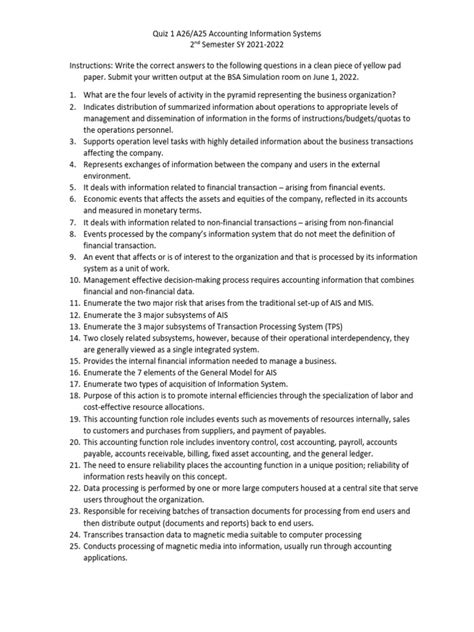 Accounting Info System Pdf Databases Accounting