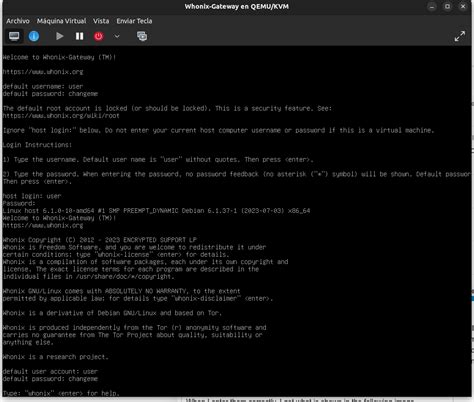 When I Start Gateway From Virt Manager Kvm The Terminal Appears And