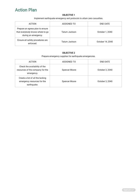 Emergency Exit Plan Template In PDF Word Google Docs Pages Download Template Net