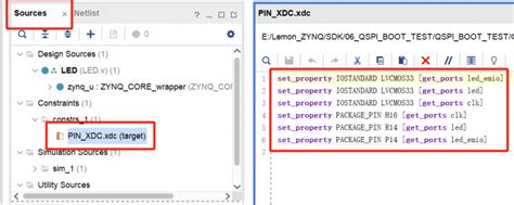 基于lemon Zynq的ps实验六 将程序固化至qspi Flashflash启动 Hello Fpga